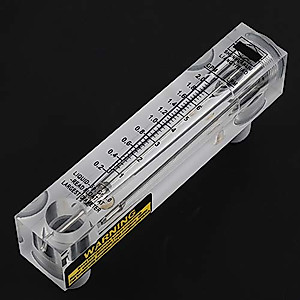 Water Meter Water Flow Meter Flow Meter Water Flow Meter for Rv Flow Sensor,Panel Type Glass Liquid Flowmetre Water Flow Measuring Meter 0.2-2GPM/1-7LPM