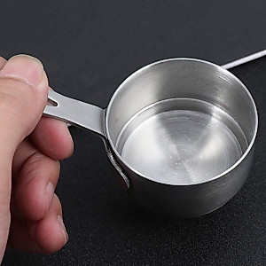 Hemoton Mini Saucepan Butter Milk Cheese Melting Pot Pan Small Heating Pot Cookware with Handle for Home Kitchen Restaurant Size S 9.5x5.3x5cm