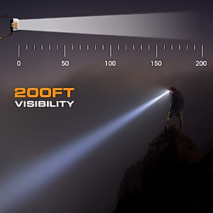 EverBrite LED Headlamp, 4 Lighting Modes, Pivoting Head with Adjustable Headband, IPX4 Water Resistant Perfect for Running, Camping and Hiking, 3 AAA Battery Powered(2 Pack)