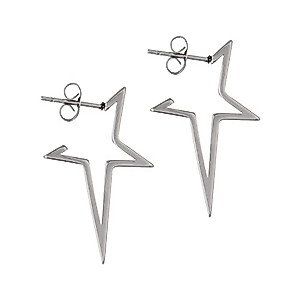 Sacina Gothic Spike Earrings, Star Earrings Dangle, Star Earrings Y2k, Goth Earrings, Punk Earrings, Grunge Earrings, Halloween Earrings, Christmas New Year Jewelry Gift For Women