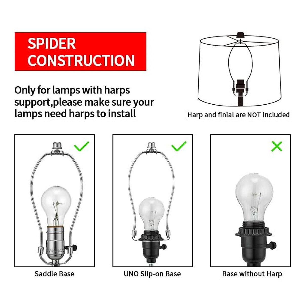 PORRUNNY Lamp Shades Set of 2 Drum Lamp Shades for Table Lamps and Floor Lamps with 2 PCS 7 inch Harp, Medium Fabric Lampshades, Beige Lampshades Natural Linen Hand Crafted (10 x 12 x 8inch)