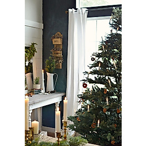 Factory Direct Craft Old Fashioned Christmas Tree Candle String Lights with Clips - Strand of 20 Flameless Christmas Warm Glow Clip On Candle Electric Lights for Holiday Decorating