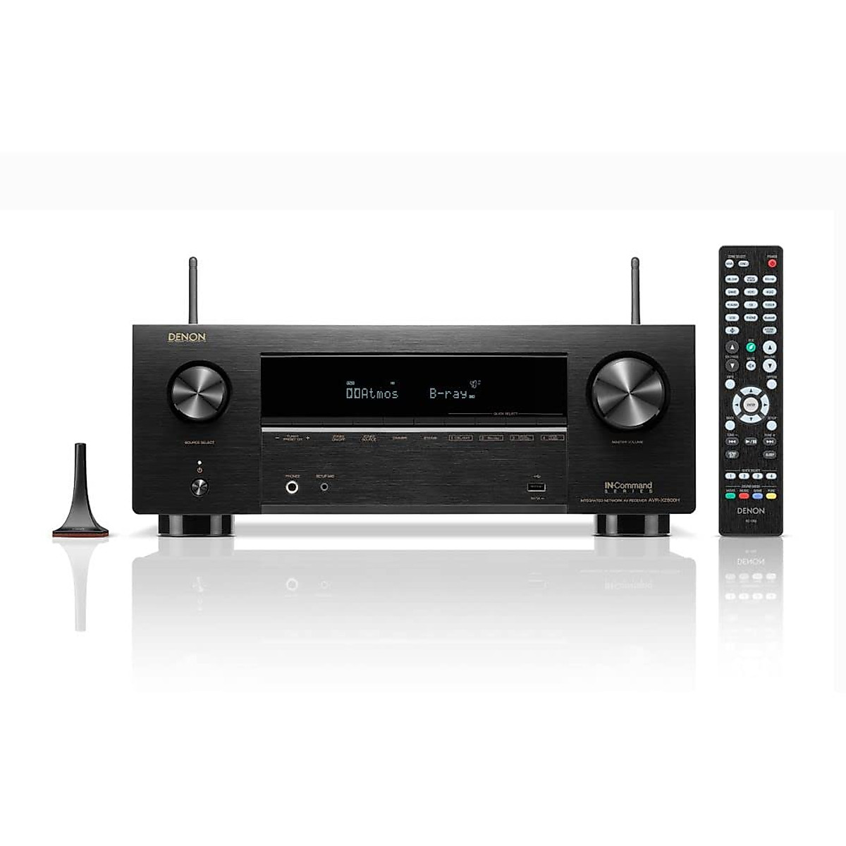 Denon AVR-X2800H 7.2 Ch Receiver - 8K UHD Home Theater AVR (95W X 7), Wireless Streaming via Built-in HEOS, Bluetooth & Wi-Fi, Dolby Atmos, DTS Neural:X & DTS:X Surround Sound