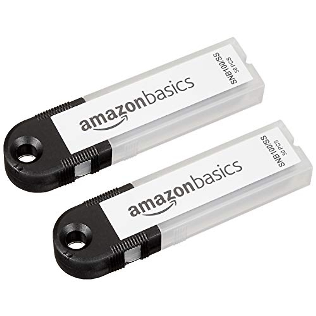 Amazon Basics 9mm (13-Point), Stainless Steel Snap Off Blades, 100/box