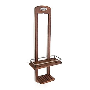 AquaTeak The Original Moa Small Teak Shower Caddy