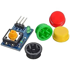 ZYM119 3~6V Independent Key Touch Button Module with LED Power Indicator for Circuit Board