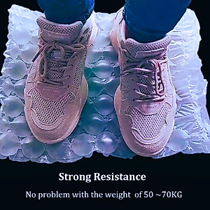 Welcoming Hands Heavy duty Cushioning Bubble Wrap for Moving & Shipping- Dual Side Bubble Cushion, 50 FT Bubble Packing Wrap for Maximum Protection -Bubble Roll Moving Supplies, Perforated at 12 IN