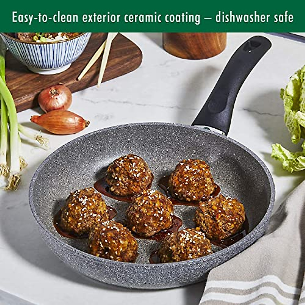 BALLARINI PARMA by HENCKELS 2-pc Nonstick Pot and Pan Set, Made in Italy, Set includes 10-inch and 12-inch fry pan