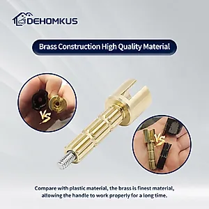 DEHOMKUS 2Pcs Stem Adapter Replacement for 970-0770 Plumbing Equipment - Compatible with Pfister Bath Faucet - Shower Handle Stem Extension Tub and Faucet Accessories Valve Extender Trim Repair