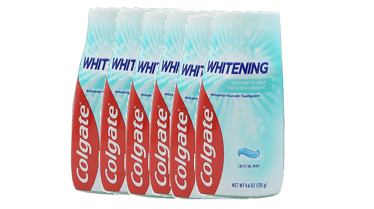 Colgate Max White Crystal Mint Liquid Toothpaste - 6 Pack for Bright Smile