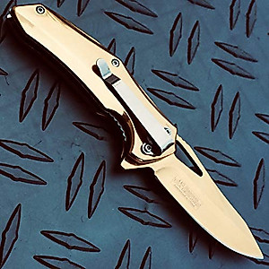 Falcon KS33407 6.5" in. Multicolor Folding Pocket Knive with 2" Clip Point Blade for Outdoor, Tactical, Survival and EDC