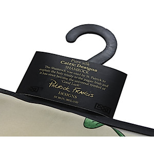 Irish Shamrock Scarf Silk Ireland Celtic Headscarf St. Patrick's Day 52" x 12"