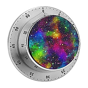 Kitchen Timer Universe Nebula Magnetic Countdown Clock for Cooking Teaching Studying