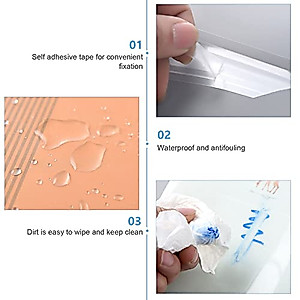 Tofficu 30pcs Clear Plastic Book Cover Transparent Book Protector Anti-Scratch Book Covers Small Textbook Protector for Students Office School Supplies