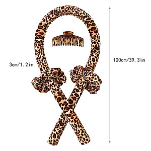 IVYU Tiktok Hair Curlers Rollers For Long Heatless Curling Rod Headband Ribbon No Heat Hair Roller Kit Tool You Can Sleep In Soft Foam Curling Rods Hair Rollers Overnight for Women