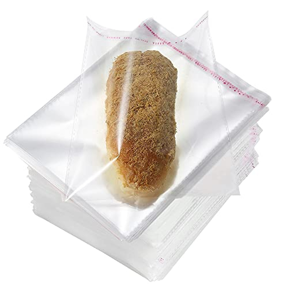 LISM 1000 Pack 6" x 8" Thick Clear Plastic Resealable Cellophane Adhesive Self Seal Bags 1.6 Mil Heavy Duty Packaging Envelopes Prints Photos Cards Gifts Cello Poly Bags