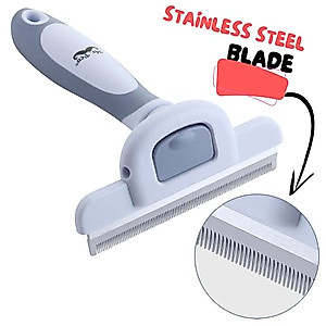 Mr. Pen- Dog Brush for Shedding, Stainless Steel Blade, Pet Grooming Brush, Dog Shedding Brush, Cat Brush for Shedding, Dog Grooming Brush, Dog Deshedding Brush, Cat Grooming Brush, Cat Shedding Brush