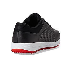 Skechers Men's Elite 5 Arch Fit Waterproof Golf Shoe Sneaker, Black/Red, 10.5 Wide