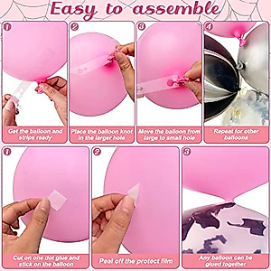 Halloween Birthday Party Decorations Pink and Black Happy Boo Day Halloween Theme Birthday Party Supplies 92 Pcs for Girl Including Backdrop, Tablecloth, Spider Bat Wall Stickers, Balloons