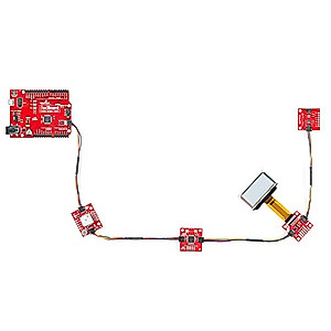 SparkFun Qwiic Cable Kit Hook Up I2C Qwiic Development Boards in no time No Soldering Required Includes 10 Different Lengths Styles Breadboardable Polarized 4-pin JST Connector Daisy Chain-able