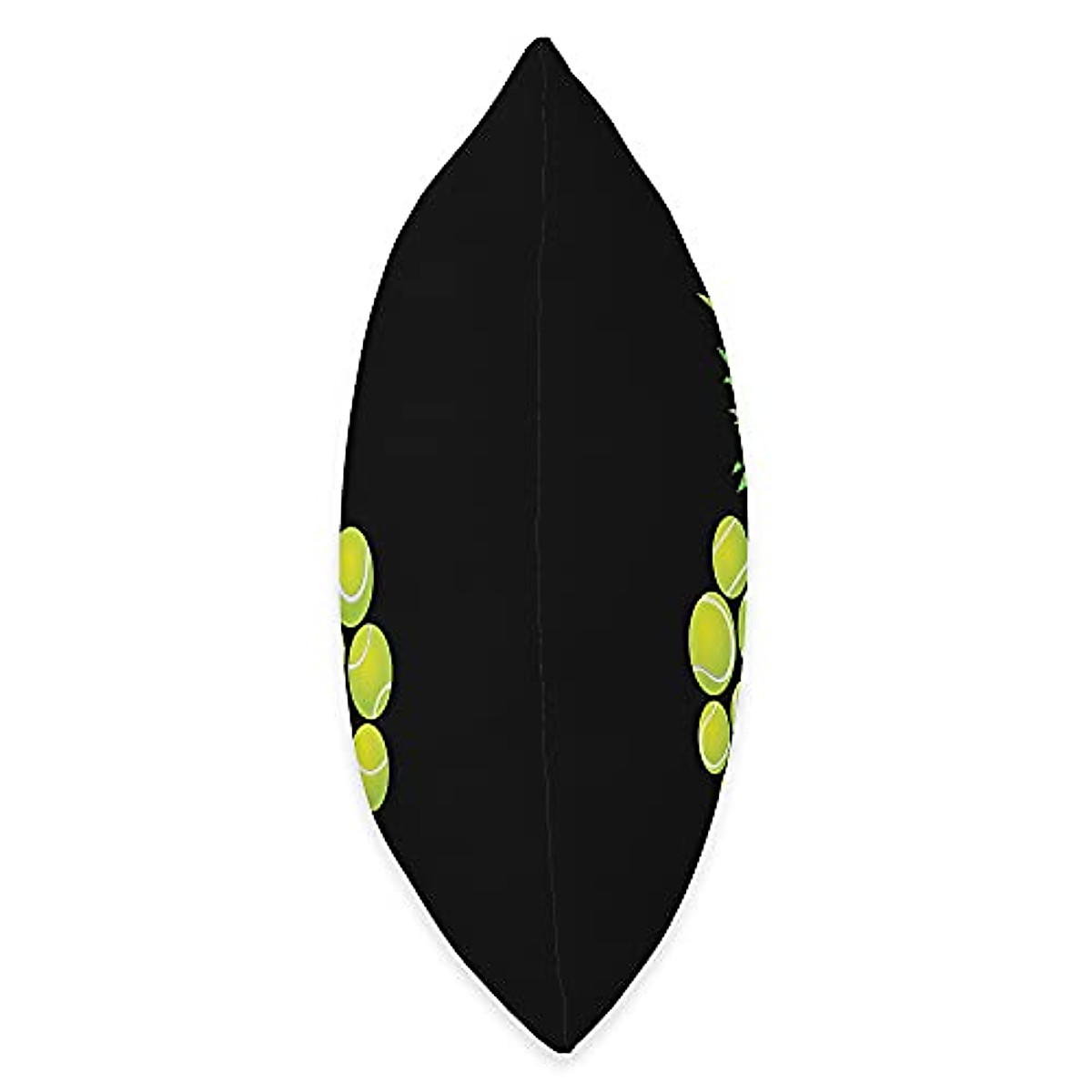 Pineapple Served Pineapple Tennis Balls Funny Fruit Hawaii Hawaiian Ace Serve Throw Pillow, 18x18, Multicolor