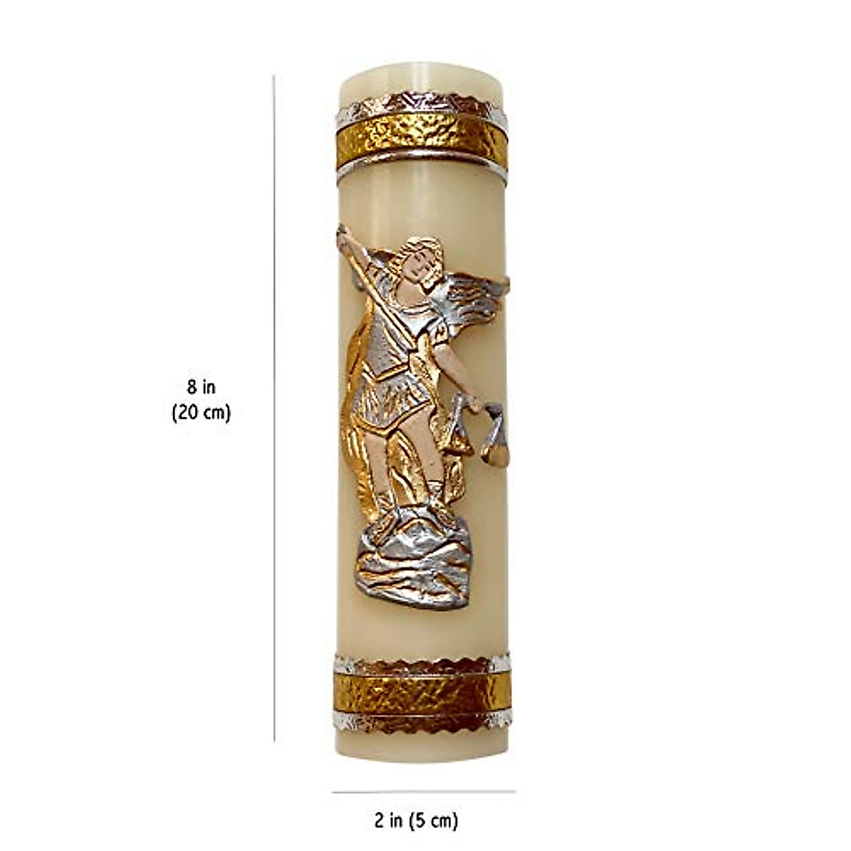 Archangel Michael Handmade Candle Protection Angel Cirio Vela de San Miguel Arcángel