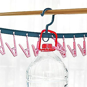 Clothes Drying Rack One Line Type Drying Underwear Artifact Household Baby Multi Clip Windproof Drying Rack Storage Bag Organization