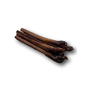Top Dog Chews - Jumbo 12 Inch Bully Sticks, 5 Pack. 100% Natural Beef, Free Range, Grass Fed, High Protein, Supports Dental Health & Easily Digestible, Treat for Medium & Large Dogs