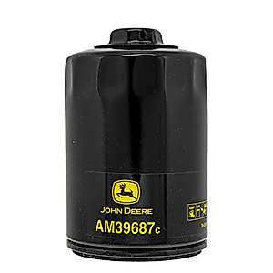 John Deere AM39687 Oil Filter OEM for 400 Series Hydrostatic Lawn Garden Tractors