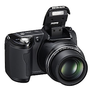 Nikon Coolpix L110 12.1MP Digital Camera with 15x Optical Vibration Reduction (VR) Zoom and 3.0-Inch LCD (Black)