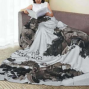 Jelly Music and Roll Flannel Blanket Ultra Soft Micro Fleece Throw Blankets Merchandise Warm Lightweight Bedding for Sofa Couch Chair All Season 80"x60"