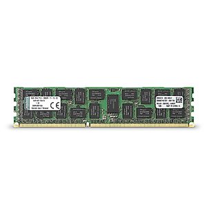 Kingston Technology ValueRAM 16 GB 1600MHz DDR3 (PC3-12800) ECC Reg CL11 DIMM DR x4 Server Memory KVR16R11D4/16
