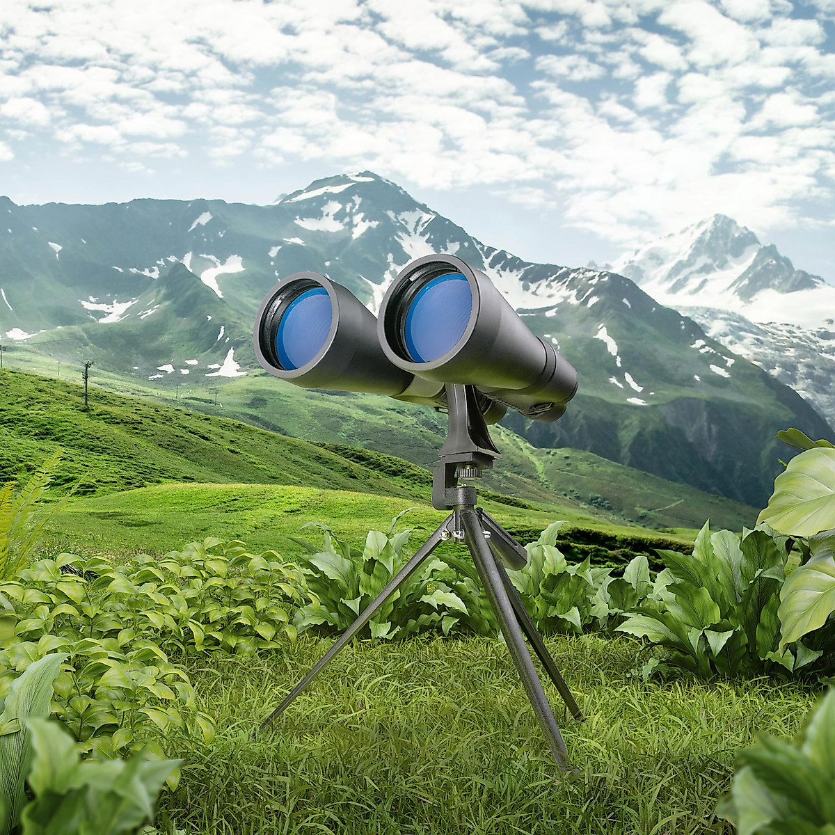 BARSKA X-Trail 15x70 Binocular w/ Tripod Adapter & Tripod , Black