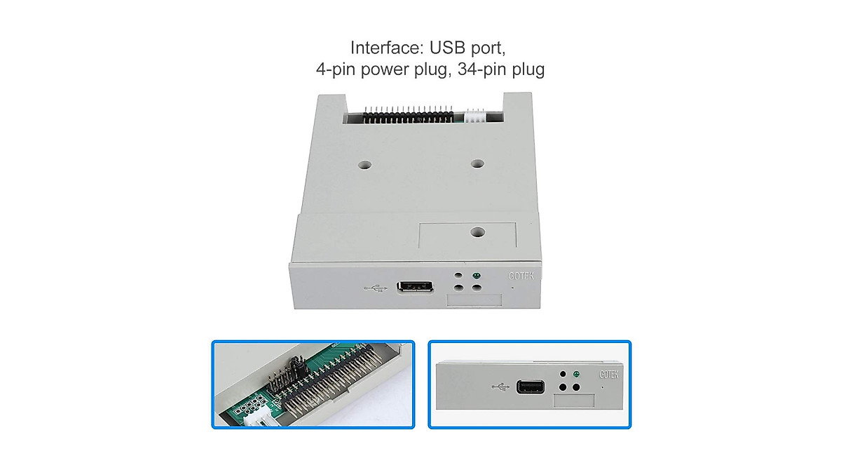 Vbestlife USB Floppy Disk Emulator - Portable & Easy Use