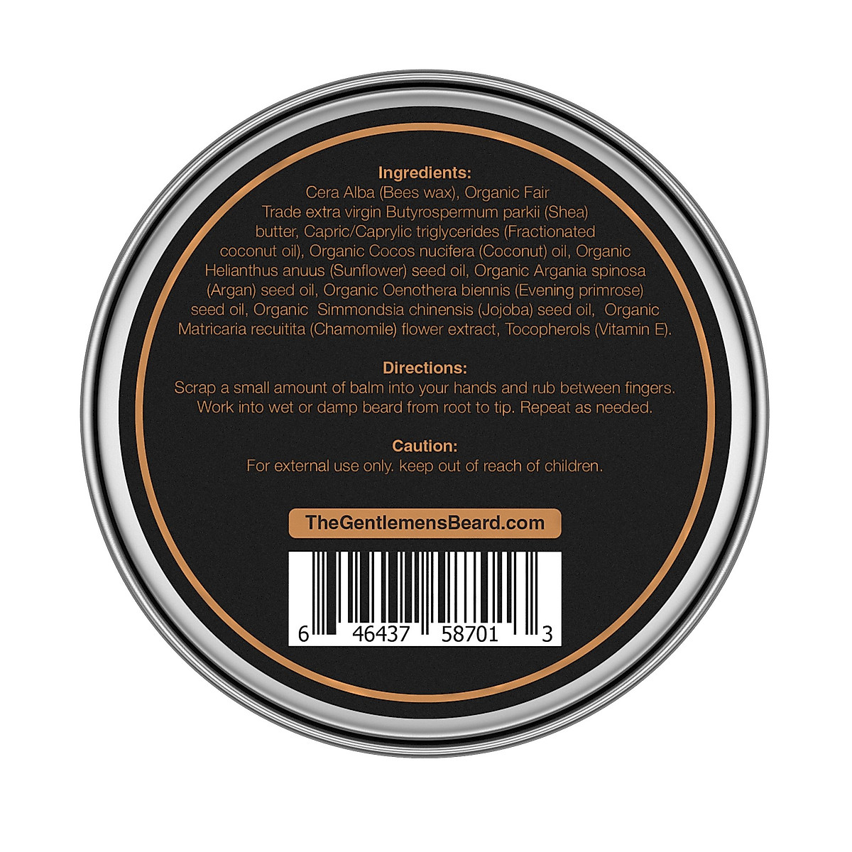 The Gentlemen's Premium Beard Balm - Fragrance Free - Leave-in Conditioner & Softener - All Natural - Styles, Strengthens, Thickens & Softens Promoting Healthier Beard & Mustache Growth