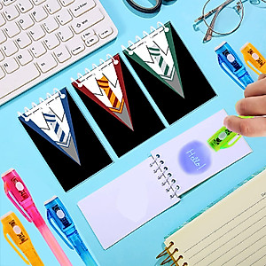 24 Pcs Magical Wizard School party favors |12 invisible ink pen and 12 Magical Wizard School party mini Notepads| Magical Wizard School party Goodie Bag Stuffers, Classroom Prizes, party supplies