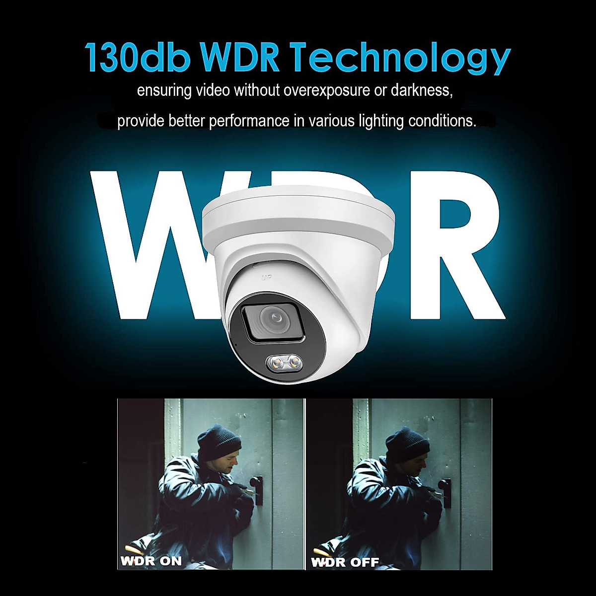 Ⲏіkvіsіon IP Camera AcuSense DS-2CD2347G2-LU 4MP PoE IP Turret Dome Camera, 247 Full Color 2.8mm Fixed Lens Outdoor Rated, IP67, H.265+ Built in Microphone, English Version Human Vehicle Detection