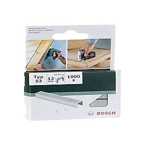 Bosch 2609255822 12mm Type 53 Fine Wire Staples (Pack of 1000)