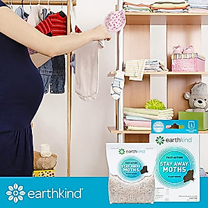 Stay Away Moths Deterrent Pest Control Scent Pouches - All Natural, Environmentally Friendly, No Mess (6-Pack + Extended Release Pouch Pod)