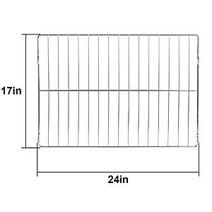 WB48T10063 Oven Rack for Range Compatible With GE, General Electric,Hotpoint Oven AP4538468, PS2577619，24" x 17"
