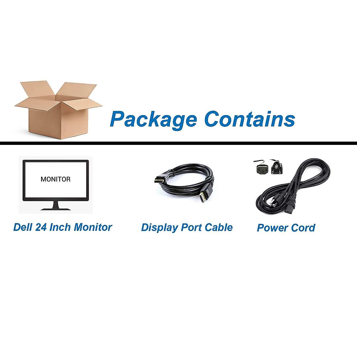 Dell P2414HB Full HD 24 inch LED Backlit Monitor, VGA, Display Port, DVI, 1080p at 60Hz, 16.7 Million Colors, 178 Degree Viewing Angle, 60/80 Refresh Rate, USB 2.0 Hub (Renewed)