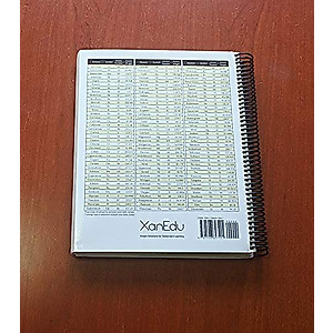 Student Lab Notebook (100 duplicate page sets): grid-based carbonless sheets with smooth coil spiral binding
