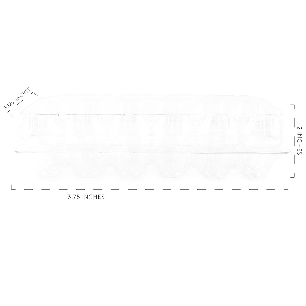 Cornucopia Duck Egg Cartons (8-Pack); Plastic Jumbo Egg Containers for Duck and Turkey Egg Storage