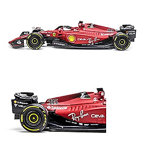HTLNUZD Bburago 1:43 2022 F1-75 Racing #16 Charles Leclerc F1 1/43 F1-75#16 Formula One Alloy Die Cast Collection Vehicles Model Gift