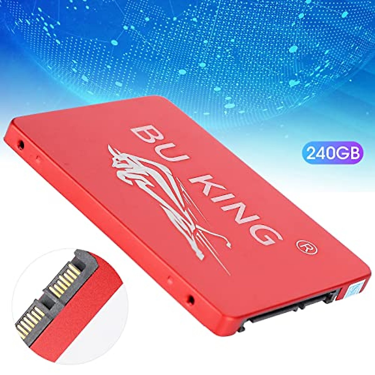 Qinlorgo Solid State Hard Disk, Powerful Computer SSD Portable Plug and Play for Laptops(#4)