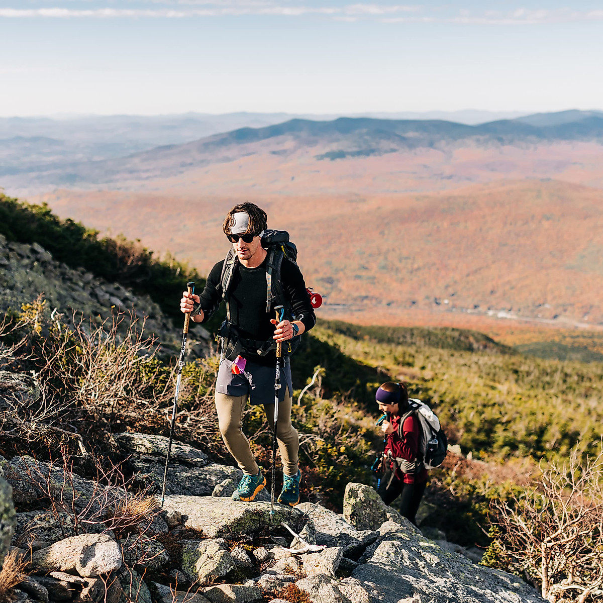 Merino Wool Reversible Headband Black One Size