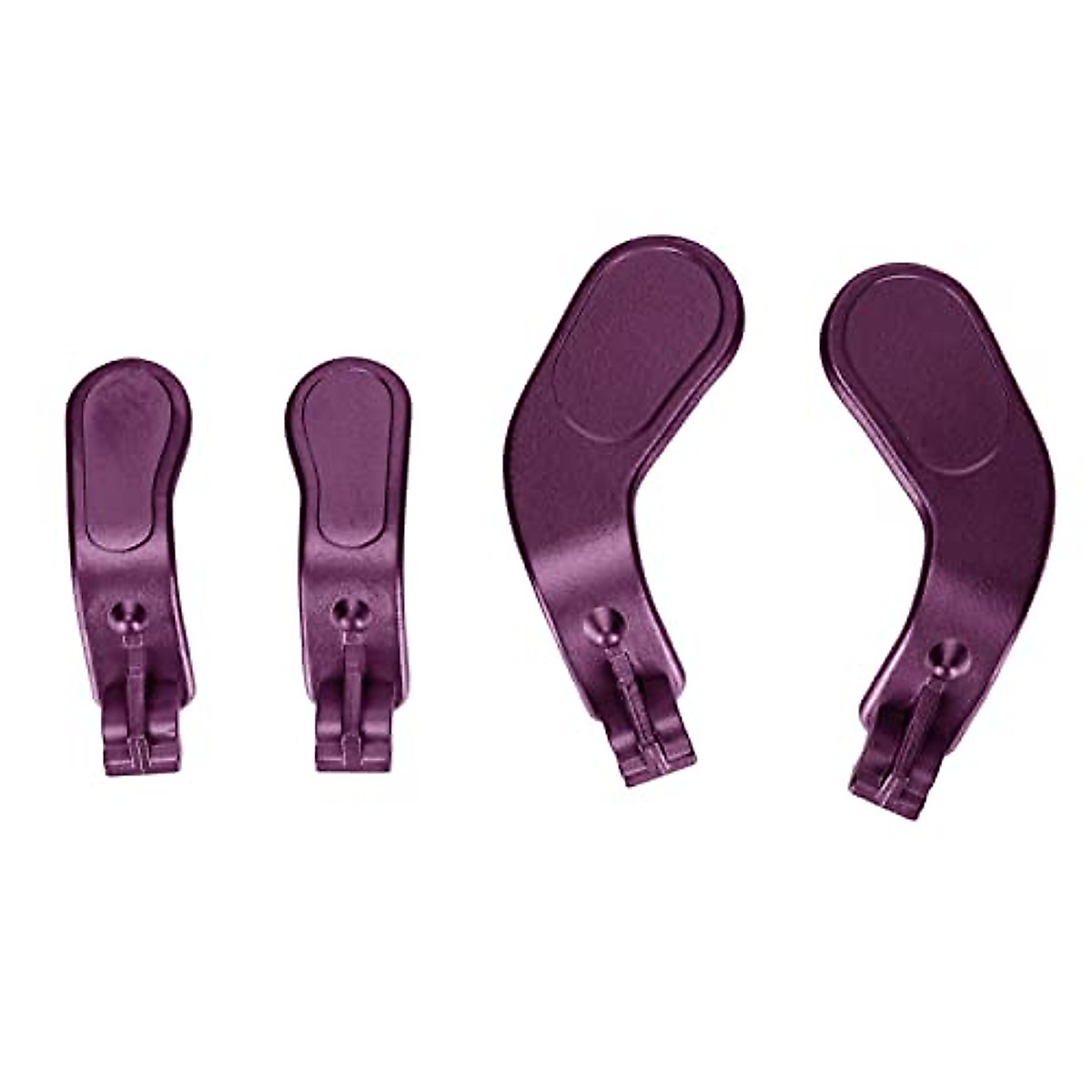Metal Paddle Replacement, Easy To Replace Simple Operation 4pcs Controller Paddles Interchangeable Improve Accuracy for Elite Controller(Purple)