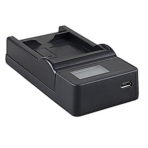 LCD Micro USB Battery Charger for Samsung SCL901 SCL903 SCL906 SCL907 Hi8 Camcorder