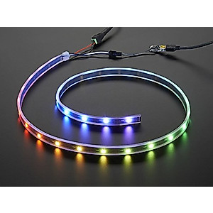 Adafruit NeoPixel LED Strip Starter Pack - 30 LED meter - Black [ADA2562]