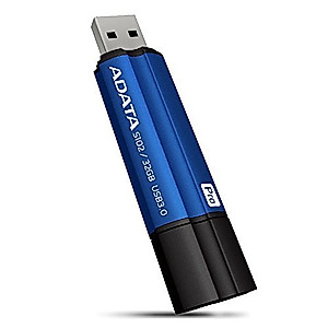 ADATA Superior Series S102 Pro 64 GB USB 3.0 Flash Drive - Titanium (AS102P-64G-RGY)